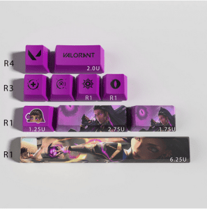 Valorant Keycaps gombkészlet - Gamer Egérpad